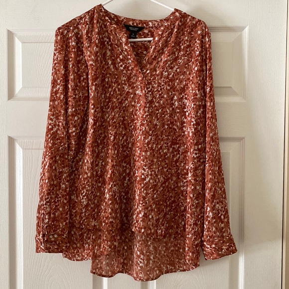 Simply Vera Vera Wang | Tops | Simply Vera Vera Wang Printed Blouse ...